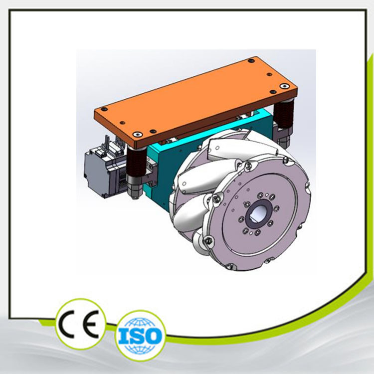Shock Absorbing AGV Drive Wheel Assembly Load 6000KG Wheel Diameter 405mm