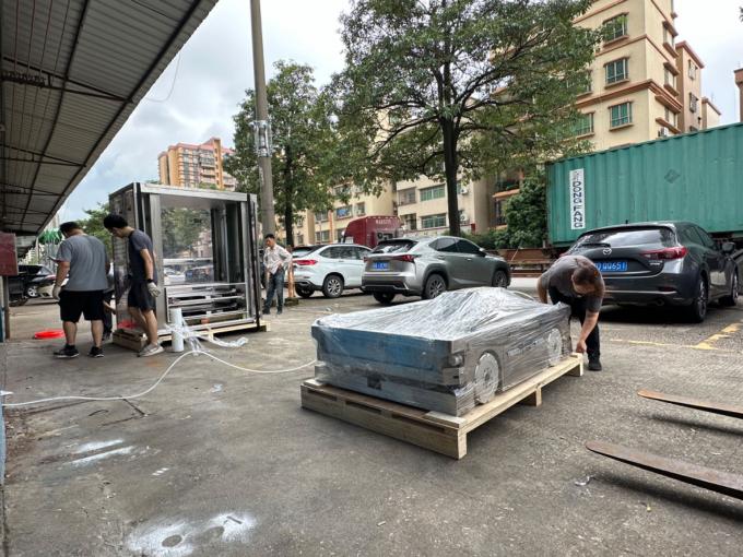 Clean room LCD panel conveyor project AGV, custom-made stainless steel ...